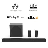 Hisense 5.1 Ch Soundbar R652 with a total of 440W output, Rear Surround ...
