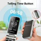 Artfone 4G Volte Flip Mobile Phones Unlocked for Seniors, Big Buttons ...