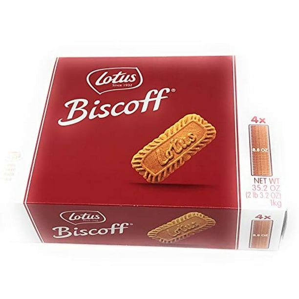 Lotus Biscoff Cookies One Pack (4 Packets) 35.2 OZ - Walmart.com