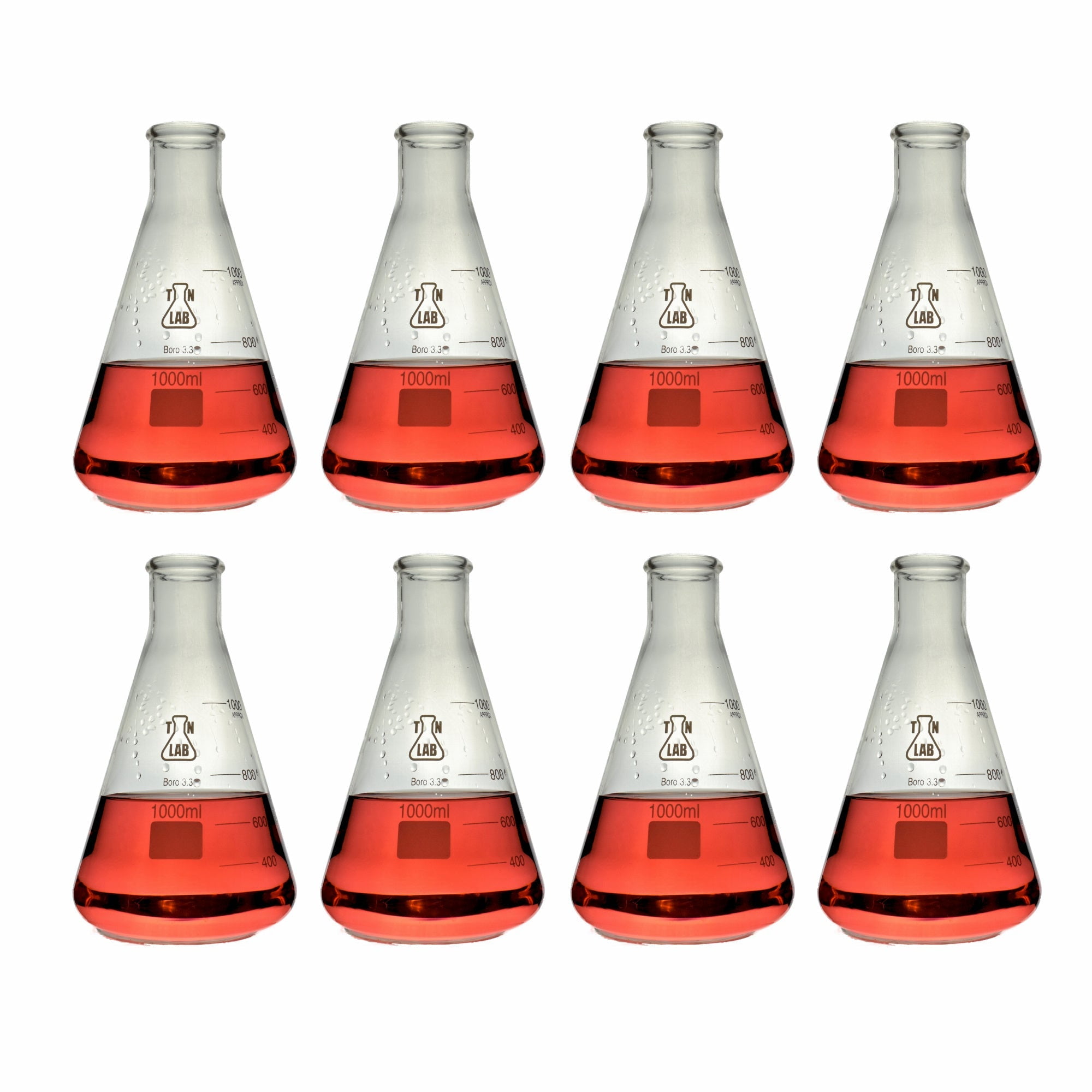 TN LAB Erlenmeyer Conical Flask Family - Walmart.com