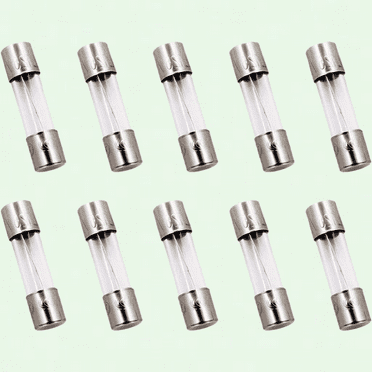 Value Pack: 10 Pcs F5AL Fast-Blow Fuse 5A 250V Glass Fuses 5 x 20 mm ...