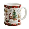 Feltree Christmas Musical Mug with Holiday Melody and Santa Reindeer ...