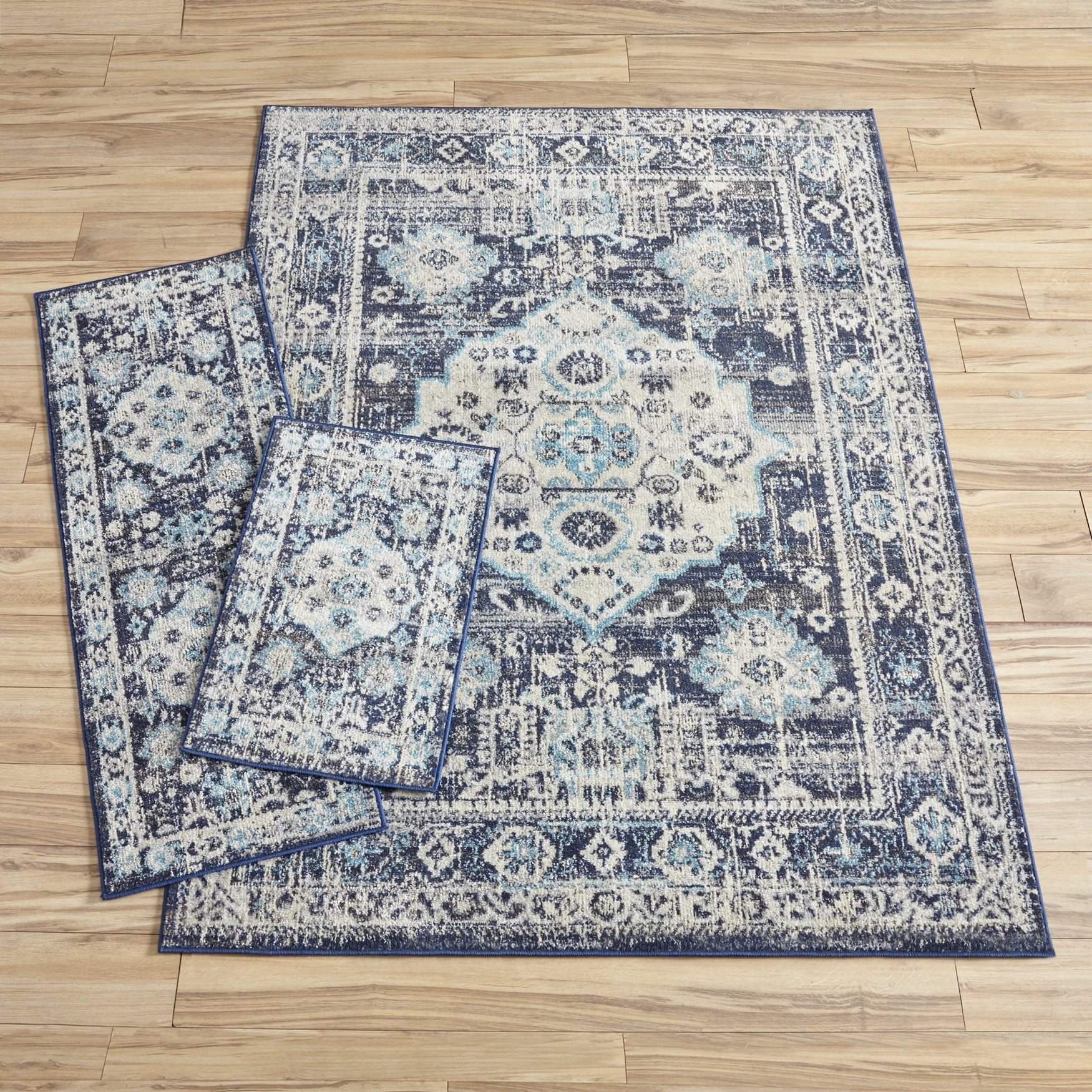 Brylanehome Sierra 3-Pc. Rug Set With Runner - Walmart.com - Walmart.com