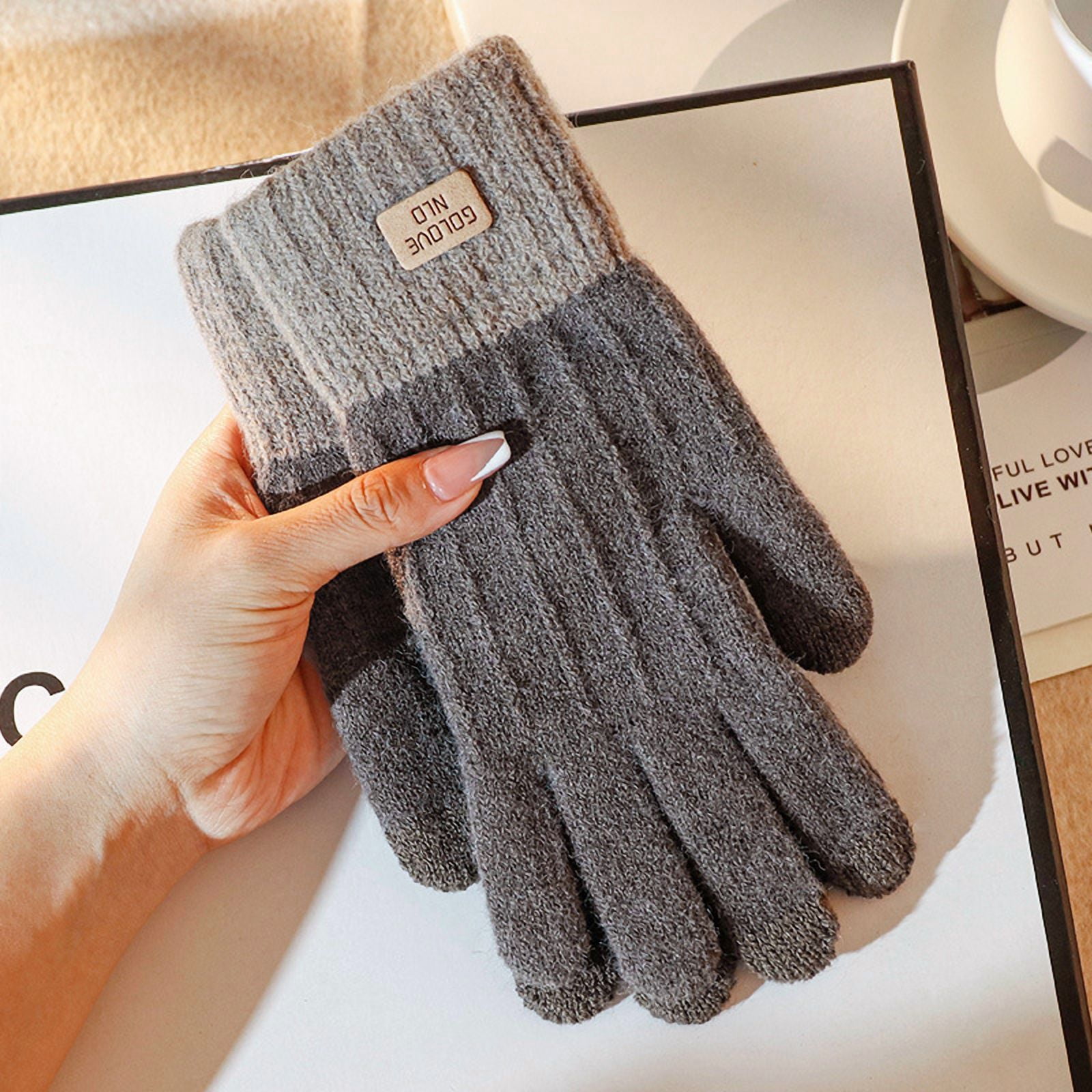 Click here for Dsssss+++ Winter Alpaca Wool Gloves - Touchscreen... prices