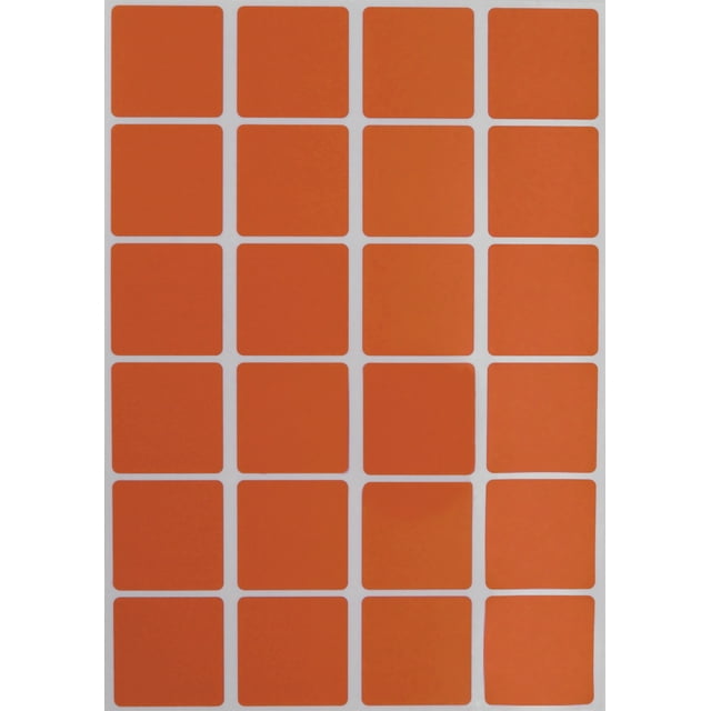 Royal Green 1" Square Sticker Inventory Labels for Identification and ...