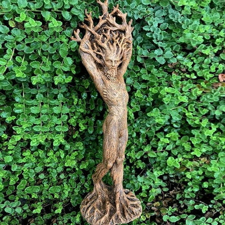 yayagoli Vintage Dryad Statue Garden Decor, 6in Tall, Human Body ...
