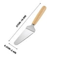 Wovilon Wood Handle Pie Server, Pizza Pie Server, Cake Holder Transfer ...