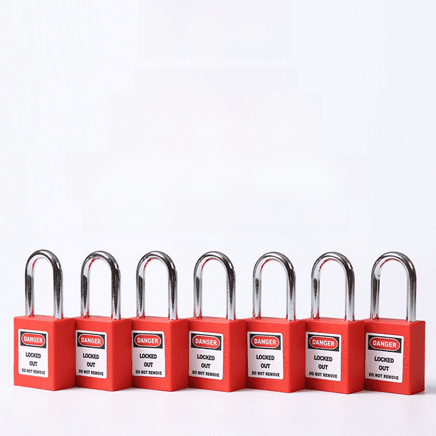 Candado de seguridad de plástico de ingeniería con viga de acero de 38 ...