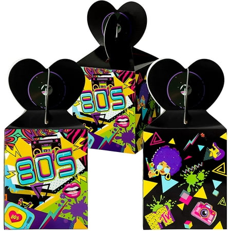 18 Packs of 1980s Party Favor Goodie Boxes Throwback 80s Retro Themed ...