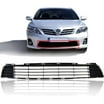 Kojem Front Bumper Upper Center Hood Grill ABS Black Badgeless Mesh ...