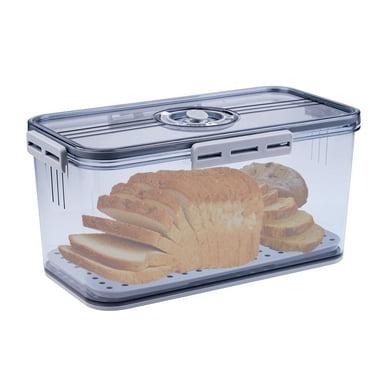 stock your home bread storage container, clear plastic bread box for ...