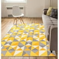 Well Woven Kings Court Vector Geometric Yellow Area Rug - Walmart.com