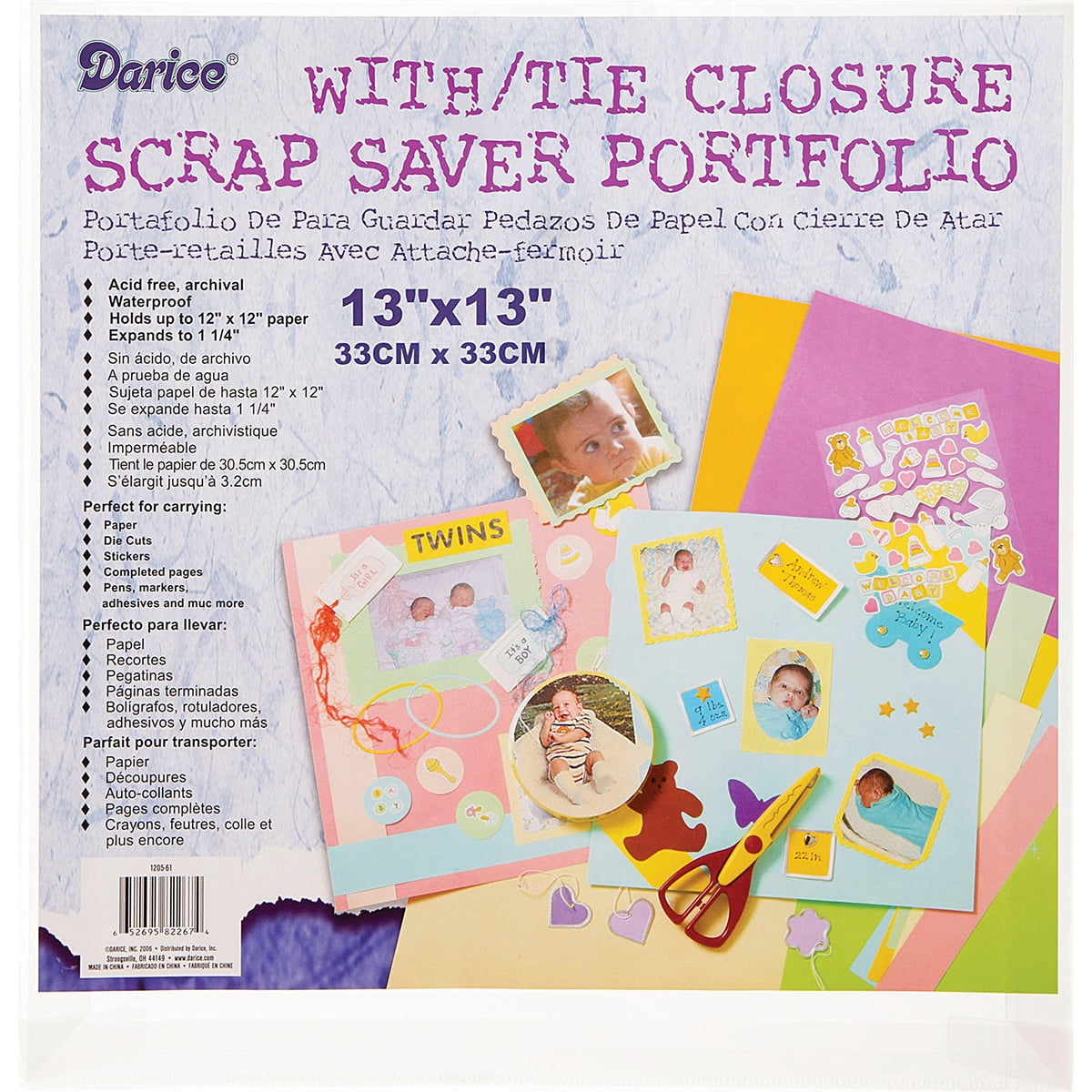 Scrap Saver Portfolio, 13" x 13" - Walmart.com