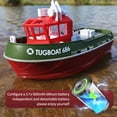 1/72 Scale RC Tugboat Remote Control Boat Dual Motor Electric Model ...