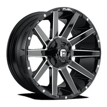 Fuel 1PC Aluminum Rim D620 HARDLINE 20X9in Gloss Black Milled Finish ...