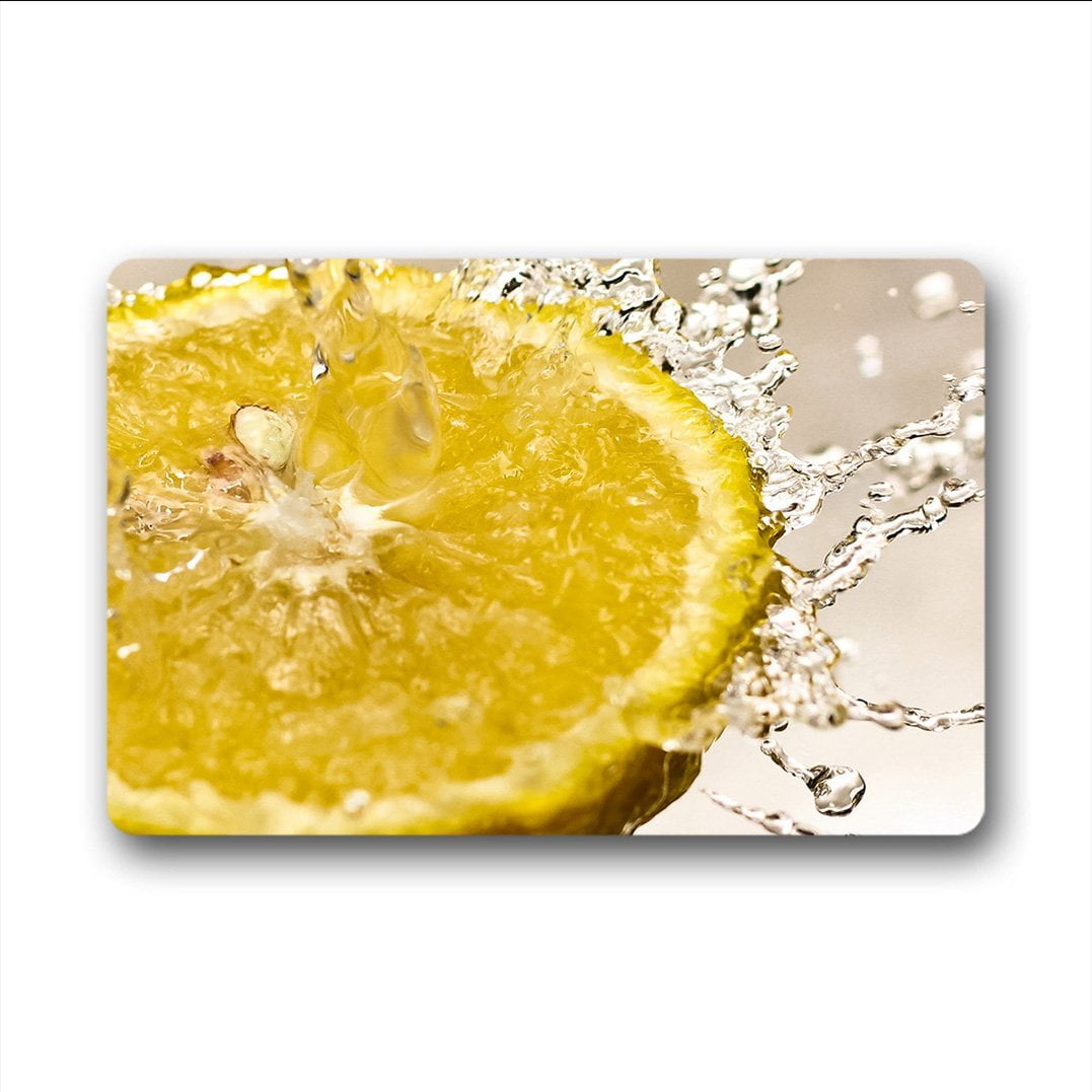 WinHome Fruit Lemon Doormat Floor Mats Rugs Outdoors/Indoor Doormat ...