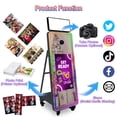Mirror Photo Booth Machine with 32inch Touch Screen Magic Mirror Selfie ...