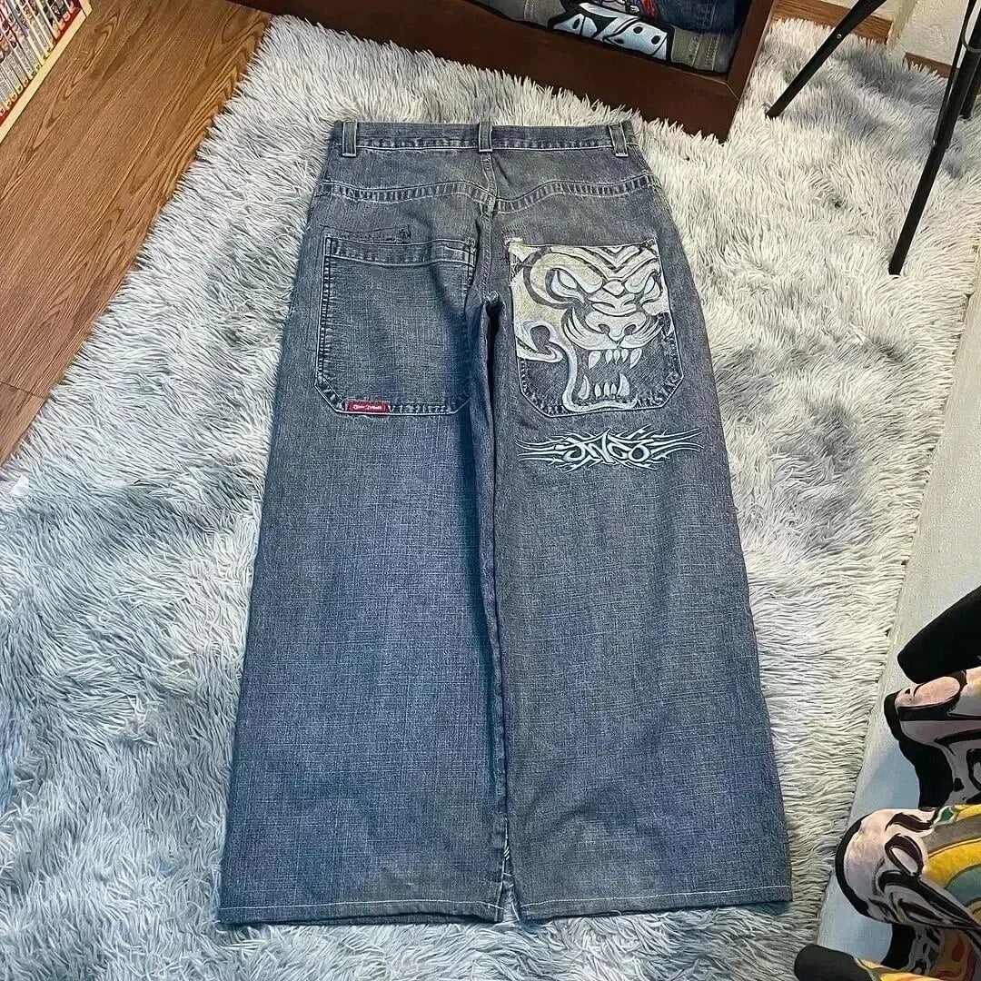 Click here for Zeruo Y2k Baggy Jeans Vintage Jnco High Quality Em... prices