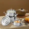 FOGGBET Stainless Steel Food Storage Containers Set, Stainless Steel ...