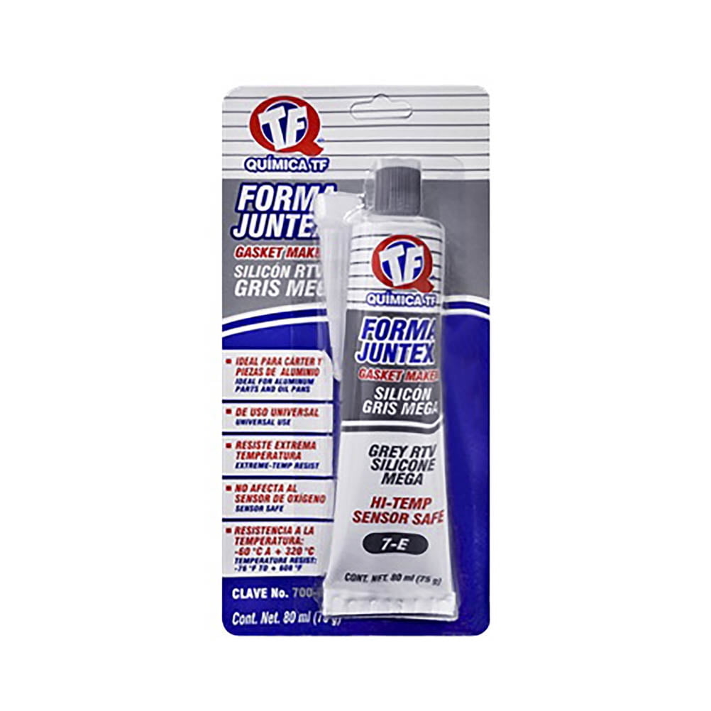 Silicón Gris QUIMICA TF 23-700-EE QUIMICA TF Quimicos Automotrices ...