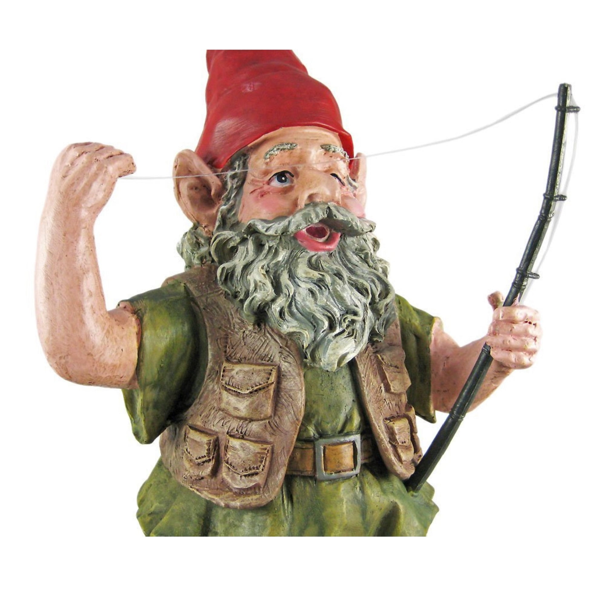 Large Garden Gnomes Fishing | Fasci Garden