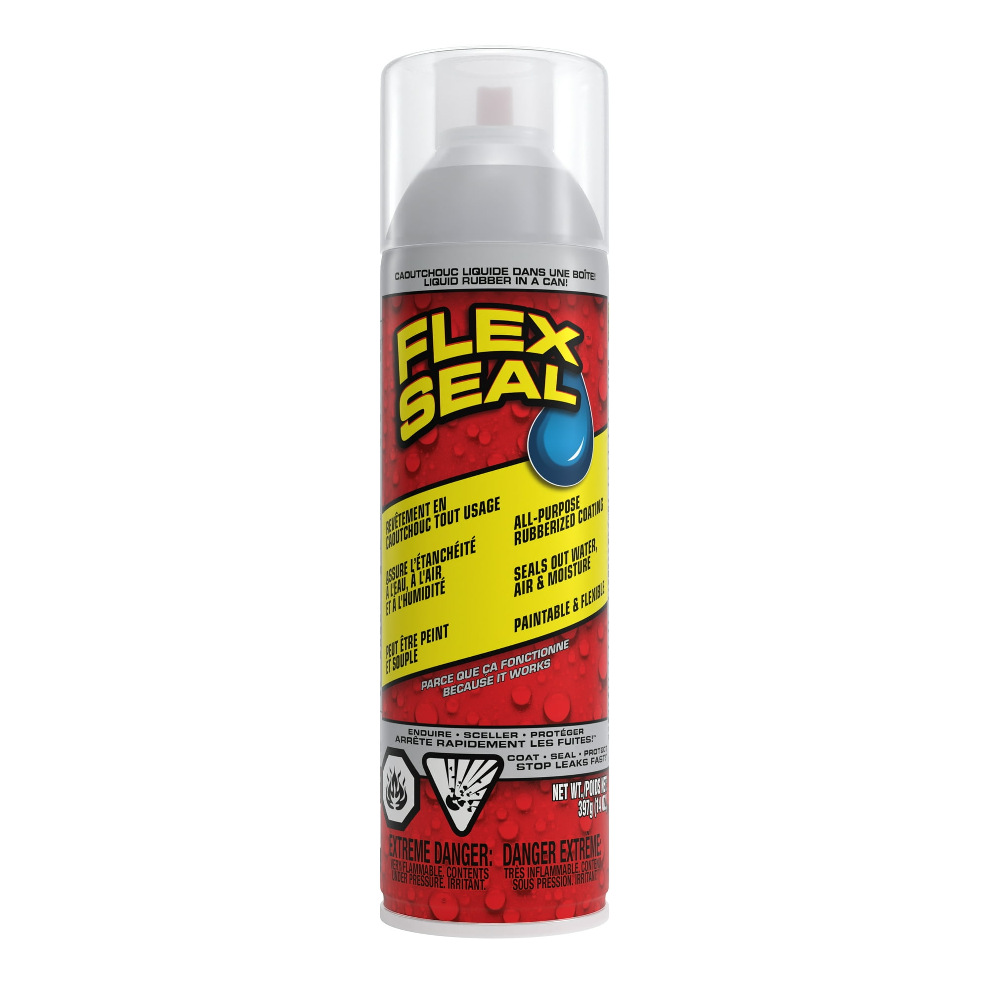Click here for Flex Seal Aerosol Clear 14 Oz Rubberized Waterproo... prices