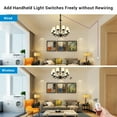 DEWENWILS Indoor Wireless Light Switch, Remote Control Kit, No Wiring ...