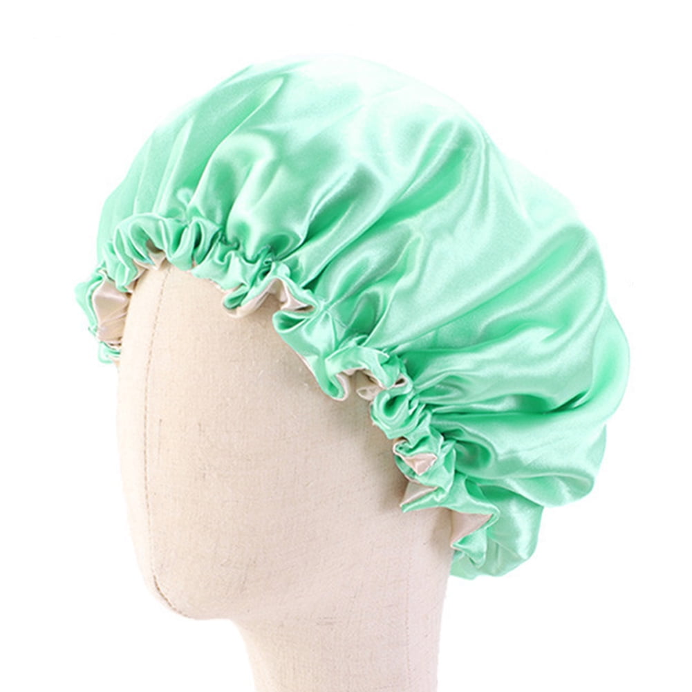 Kids Satin Bonnet Sleeping Cap Adjustable Sleep Bonnet with Drawstring ...