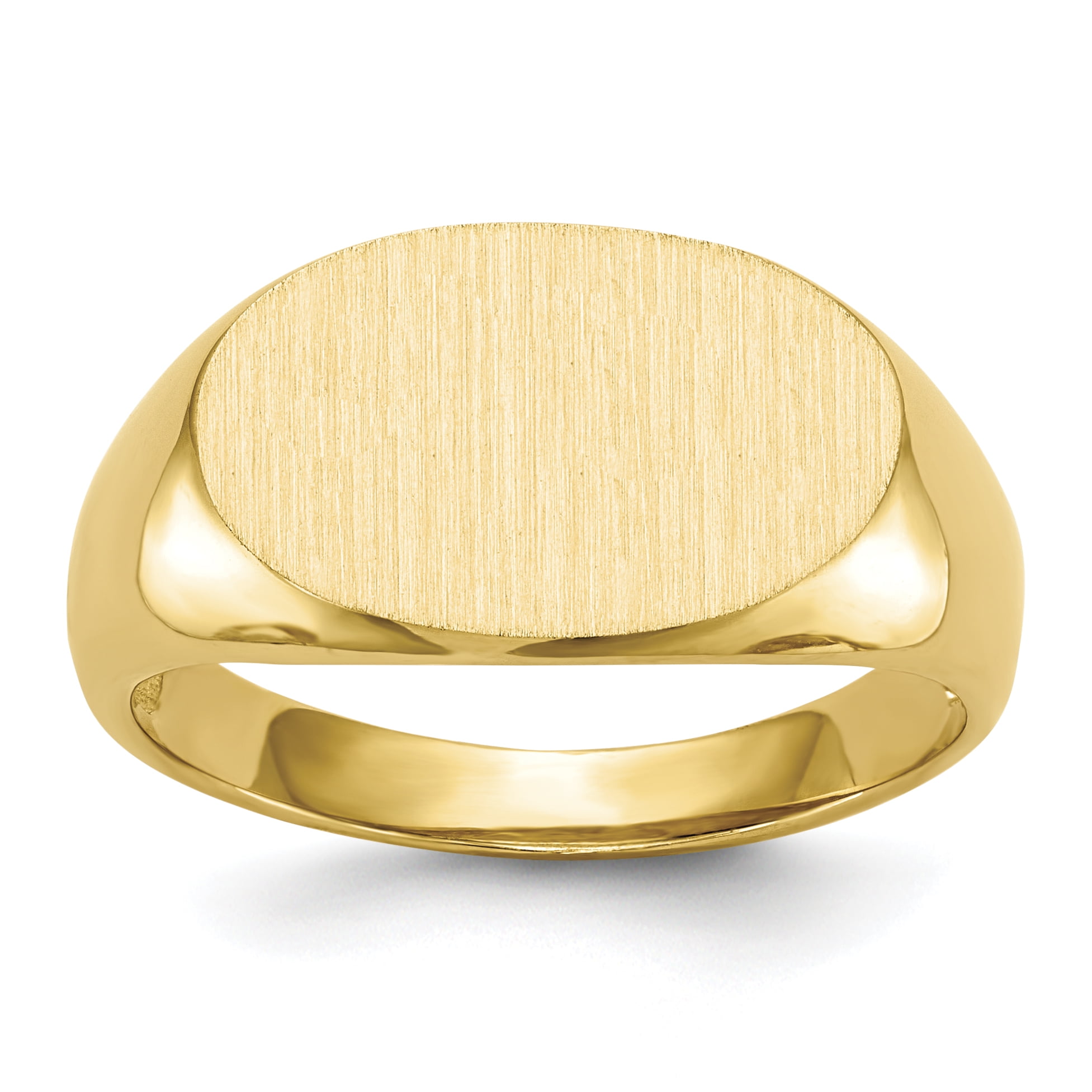 14K Yellow Gold Men's Signet Ring | Walmart Canada
