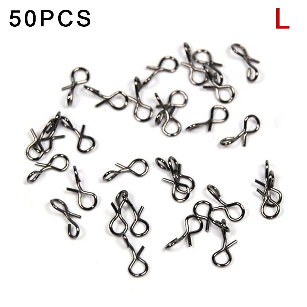 Click here for Glfill 50pcs Stainless Steel Fly Fishing Snap Hook... prices