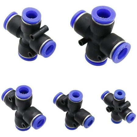 Lawn Irrigation Garden Watering 4mm 6mm 8mm 10mm 12mm 4-Way Sliding ...