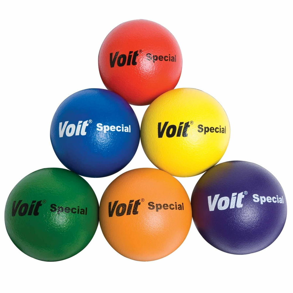 Voit® 8.25" "Special" Tuff Balls, Rainbow Set of 6 - Walmart.com ...
