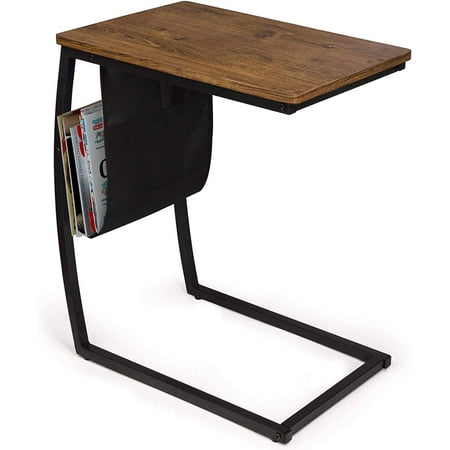 TOONM Sofa Side End Tables Living Room, Vintage Accent C Table with ...