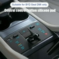 Car Central Control Button Silicone Protective Cover: Night Visible ...