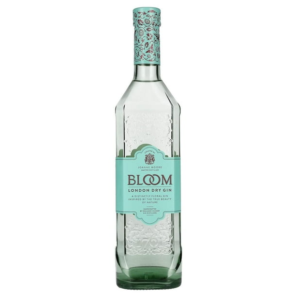 Pack de 12 Ginebra Bloom London Dry 700 ml | Bodega Aurrera en línea