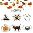 QenASHaing Stainless Steel Halloween Cookie Mold 3.5x3 Inch 6-Pack ...