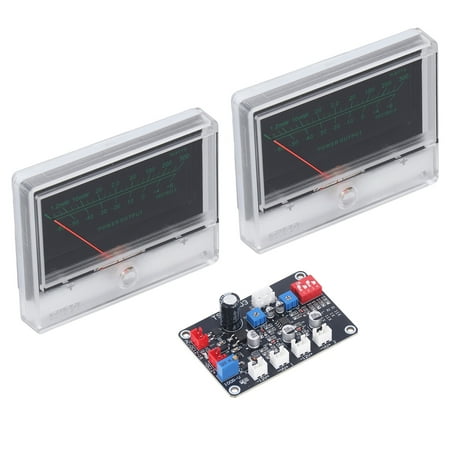 VU Meter Driver Board, VU Meter ABS Backlit Display Easy Connection For ...