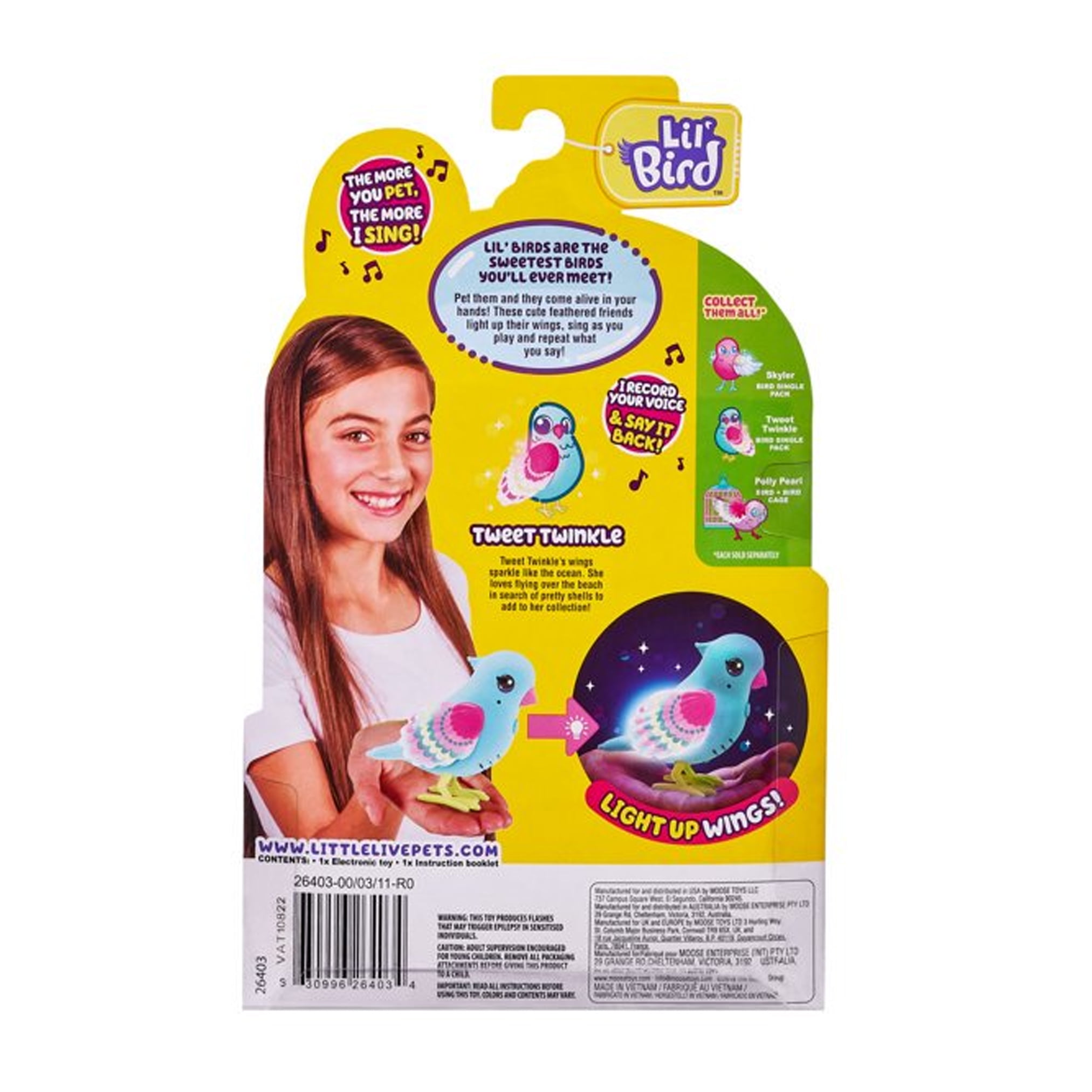 Little Live Pets, Lil' Bird: Tweet Twinkle Nepal | Ubuy
