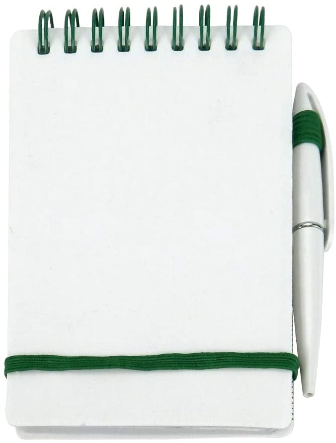 Spiral Pocket Notepad - Jotter Note Pad - Mini Business Memo Pad ...