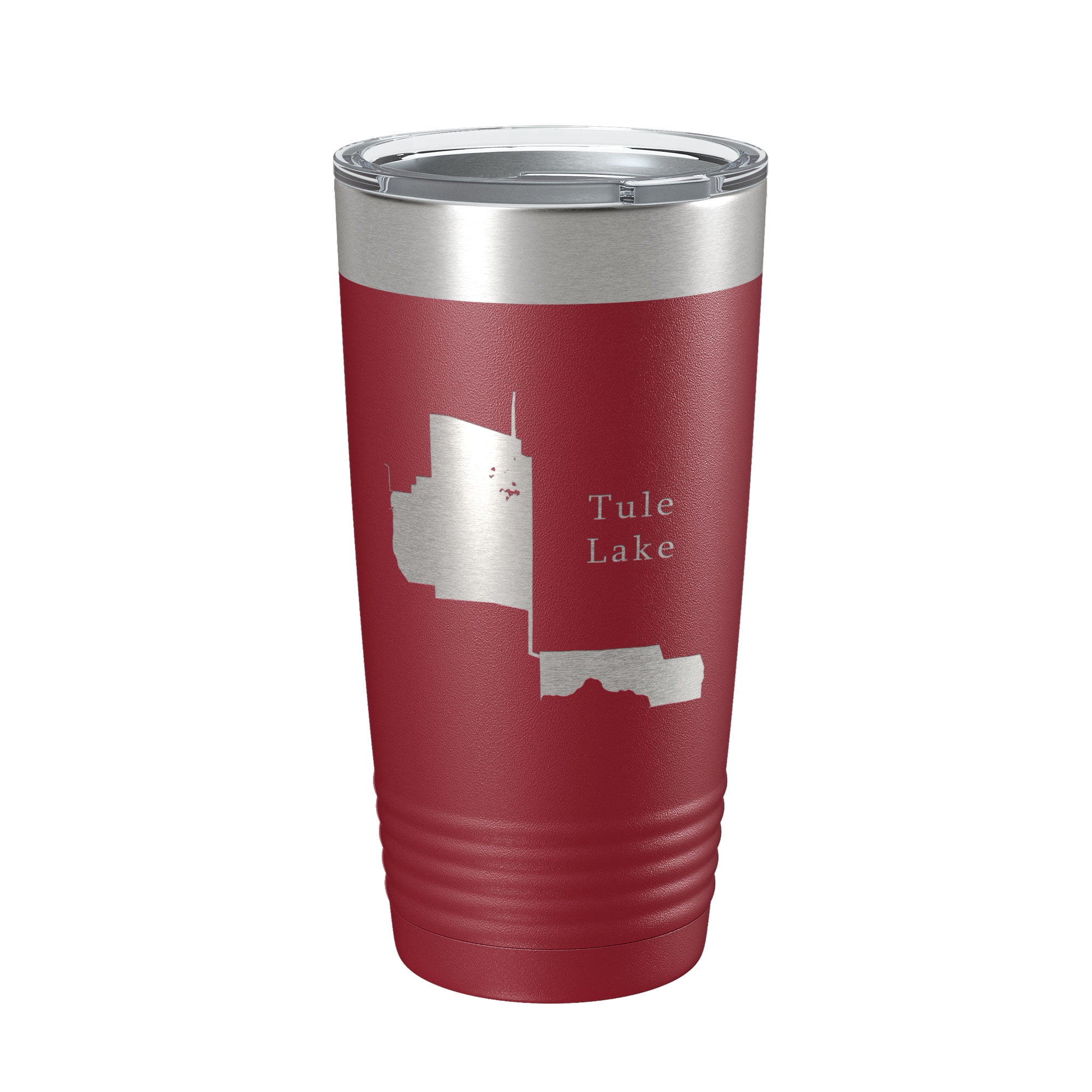 Tule Lake Map Tumbler Travel Mug Insulated Laser Engraved Coffee Cup ...