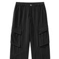 BVnarty Men's Stretch Solid Casual Long Pants Elastic Waist Straight ...