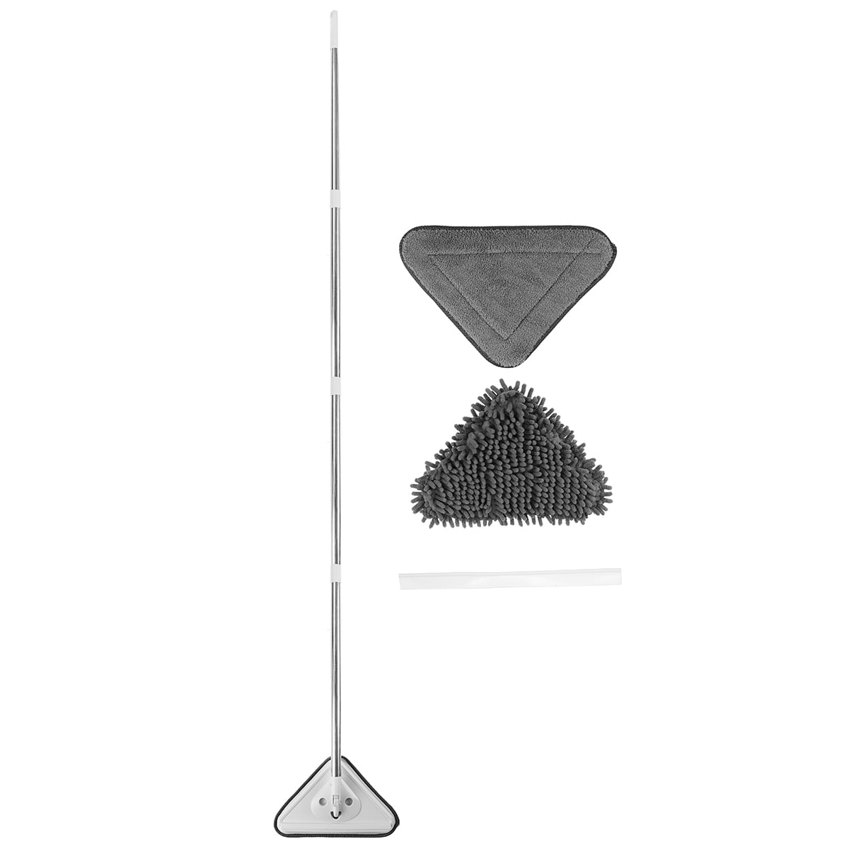 43/59/74/90.5/ Inches Long Handle Microfiber Dust Triangle Mop Cleaner ...