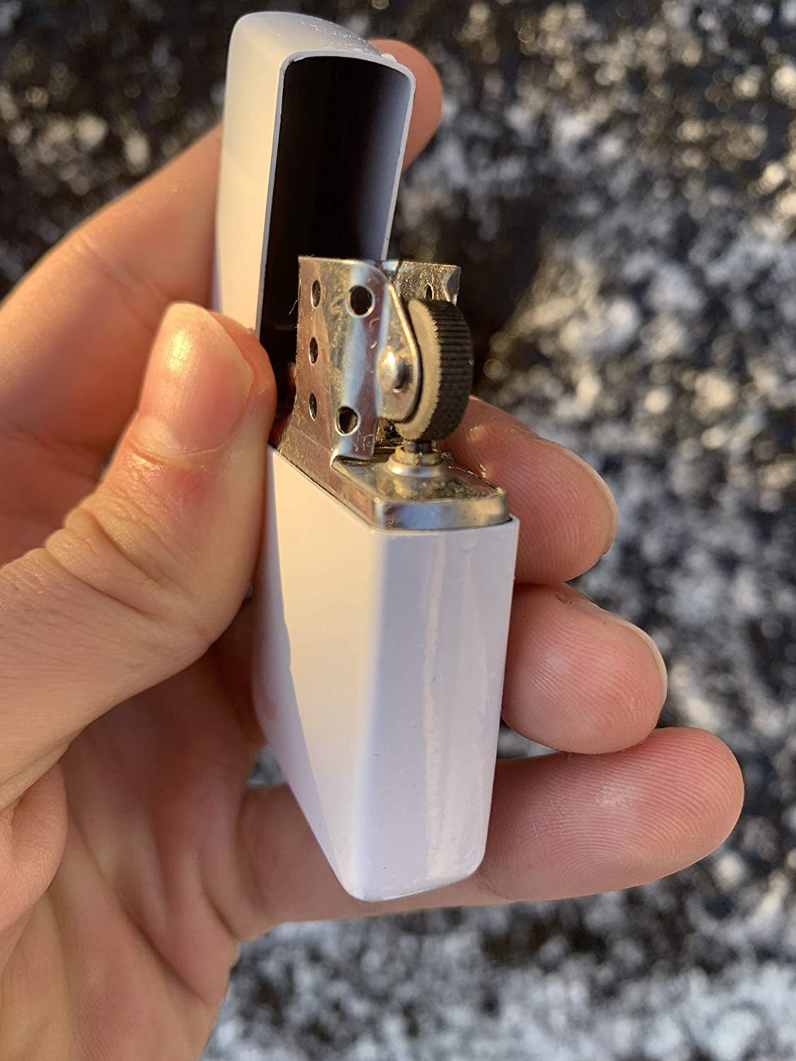 Tobacciana Rolling Stones Petrol Oil Lighter Flip Top Refillable ...