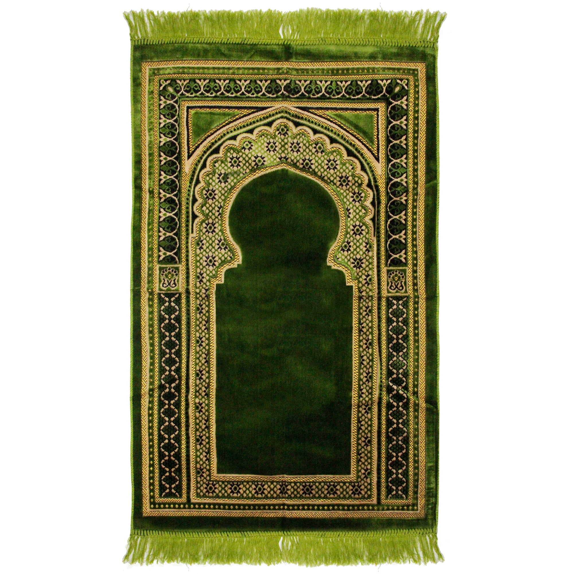 Lime Green and Gold Flower Border Authentic Islamic Muslim Turkish ...