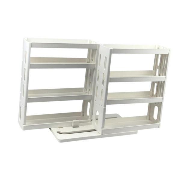 Tnarru Spice Rack Organizer for Cabinet,Food Storage Box,4 Tier Pull ...