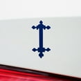 Decal Stickers of Elizabethan I (Navy Blue) (Set of 2) Luxury Weatherproof Vinyl Decal Stickers ...