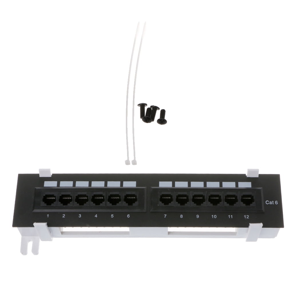 【Ready Stock】 Network Tool Kit 12 Port CAT6 Patch Panel RJ45 Networking ...
