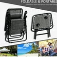 Adjustable Zero Gravity Chairs with Side Trays, Comfortable for Lawn ...
