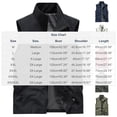 Ecqkame Tank Tops for Men Multi-Pocket Utility Zip-Up Sleeveless Vests ...