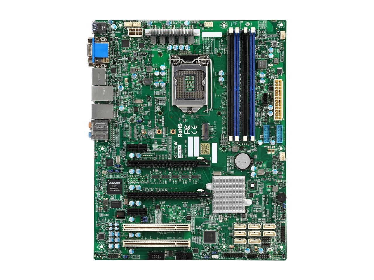 Supermicro Server Motherboard X11SAE-F Socket LGA-1151 ATX Intel C236 ...
